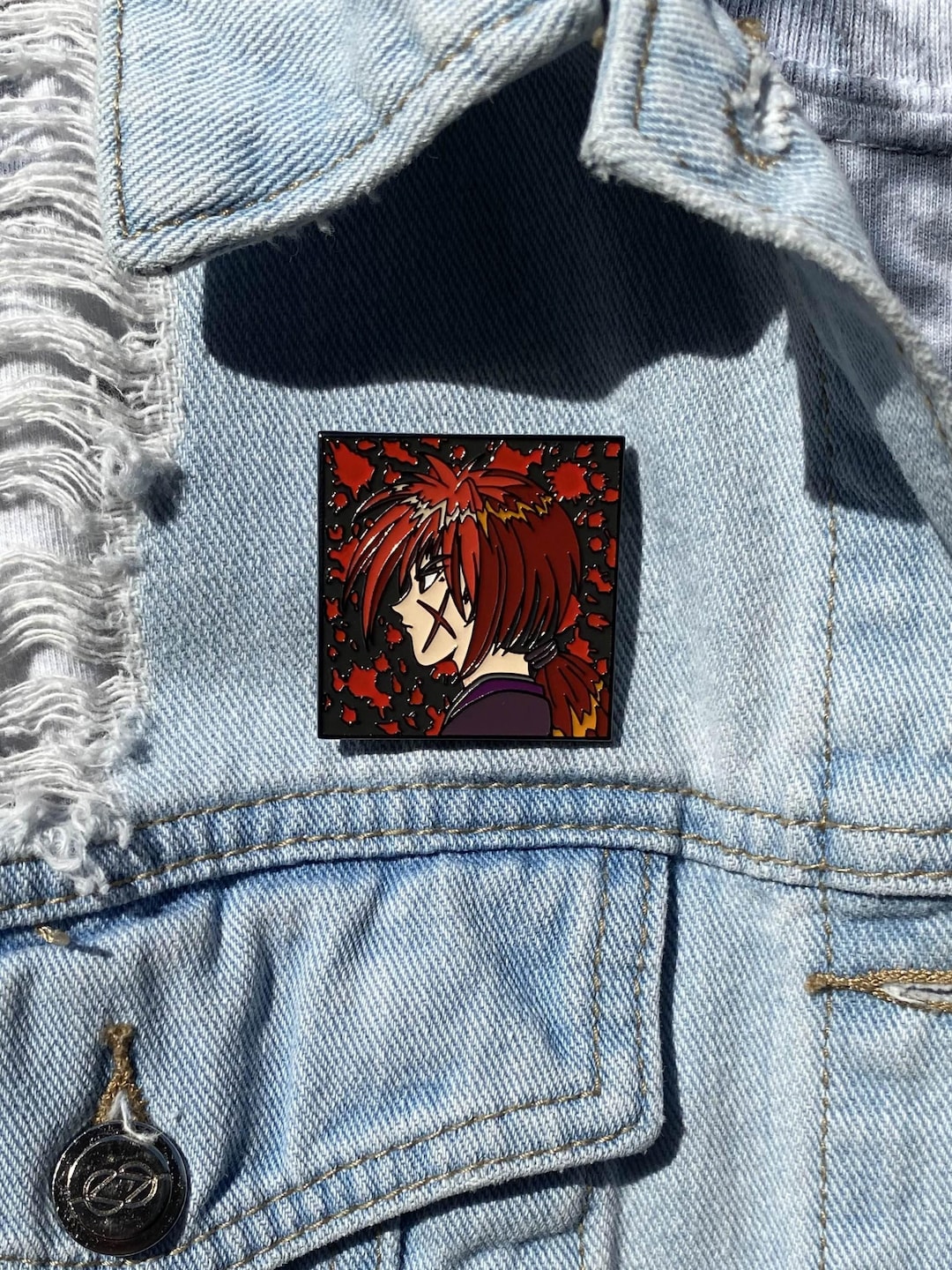 Battousai Enamel Pin - Anime Samurai - Etsy