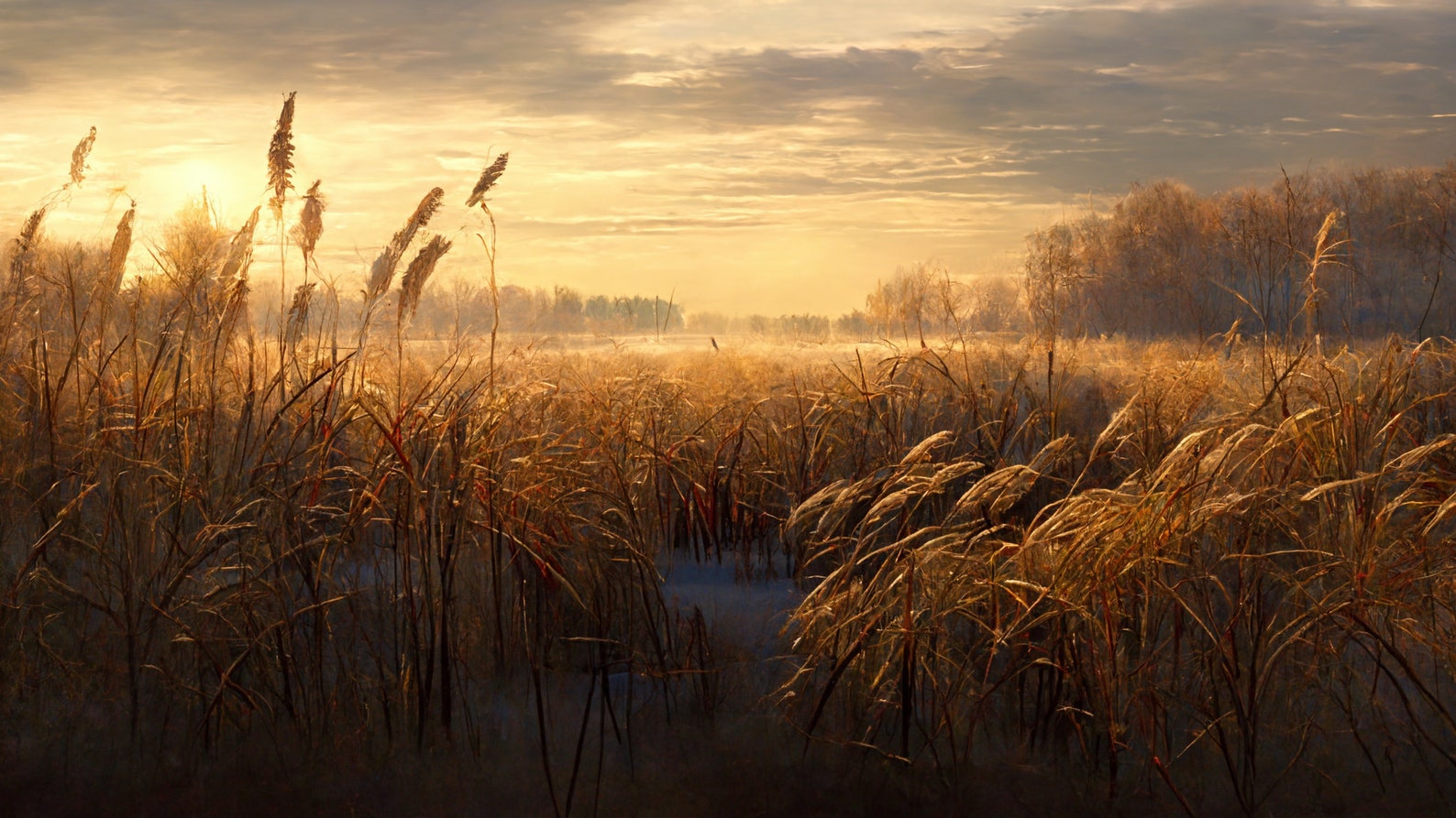 Breeze in the Reeds - Etsy