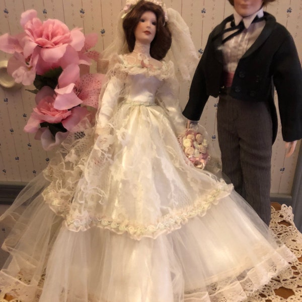 Bride and Groom Doll - Etsy
