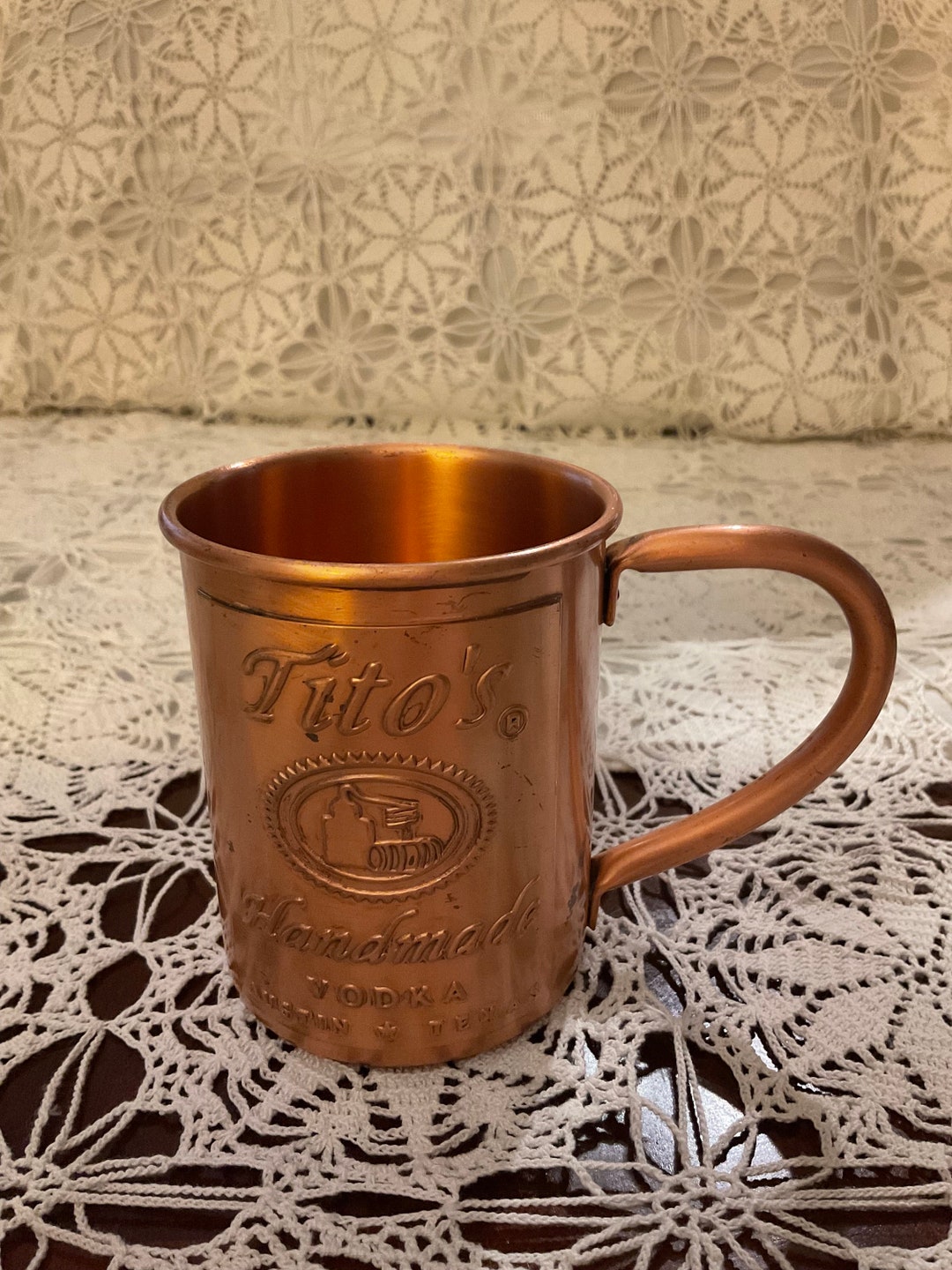 TITO'S Handmade Vodka Solid Copper Moscow Mule Mug - Etsy