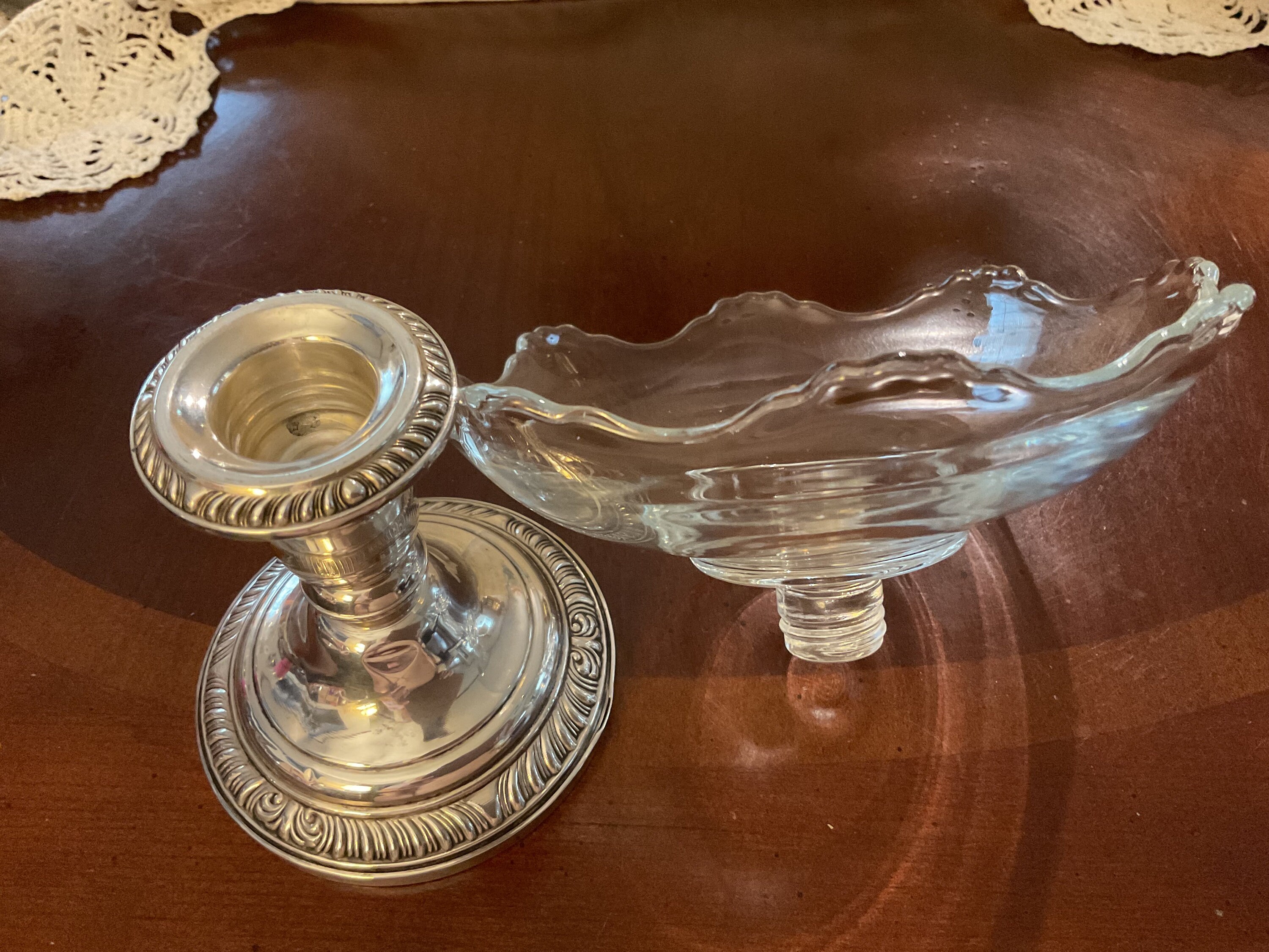 Frank M. Whiting Sterling Silver Weighted Pedestal Candy Compote Dish ...