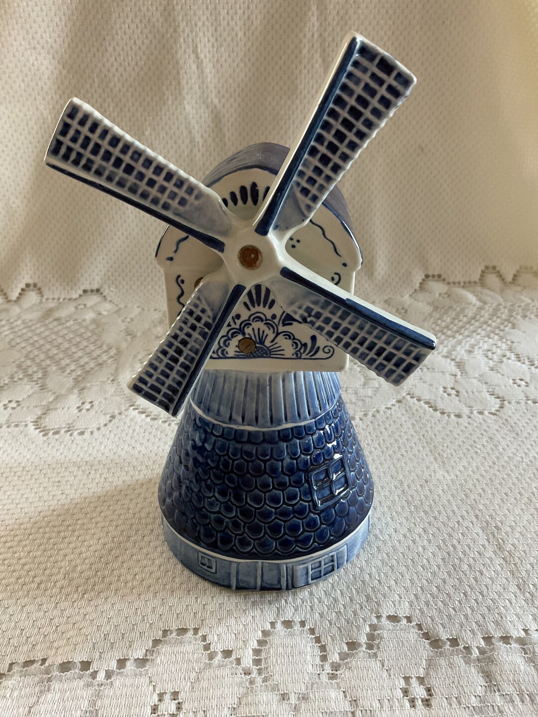 Vintage Blauw Delft Porcelain Musical Windmill, Doctor Zhivago Lara's ...