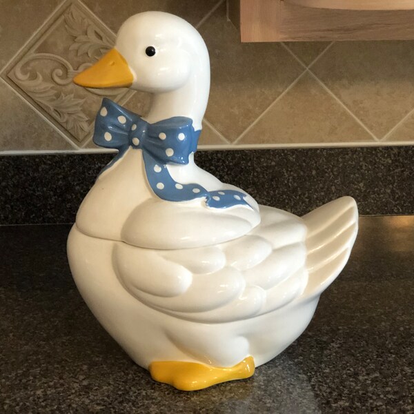Goose Cookie Jar - Etsy