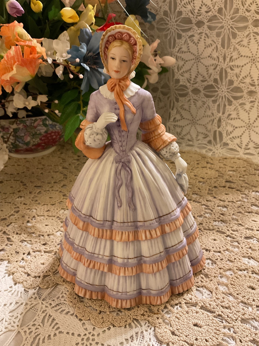 Lenox Figurine Springtime Promenade Girl - Etsy