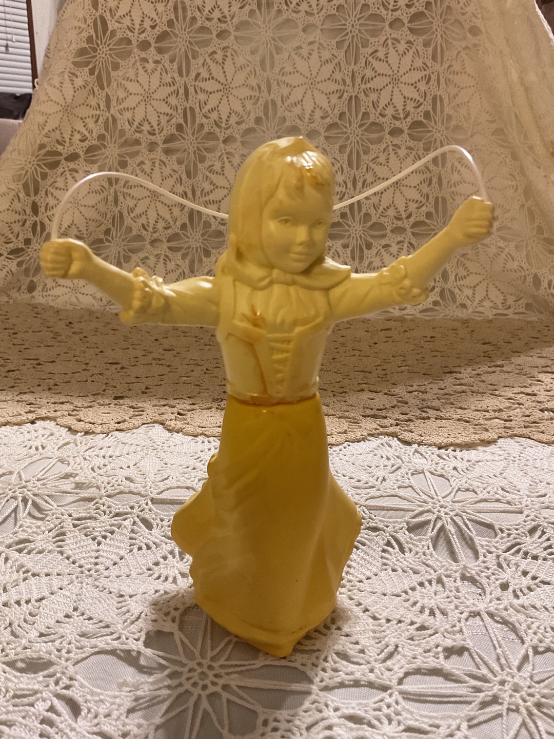 Avon Perfume Bottle Figurines Girl Skipping Rope, Sweet Honesty Perfume ...