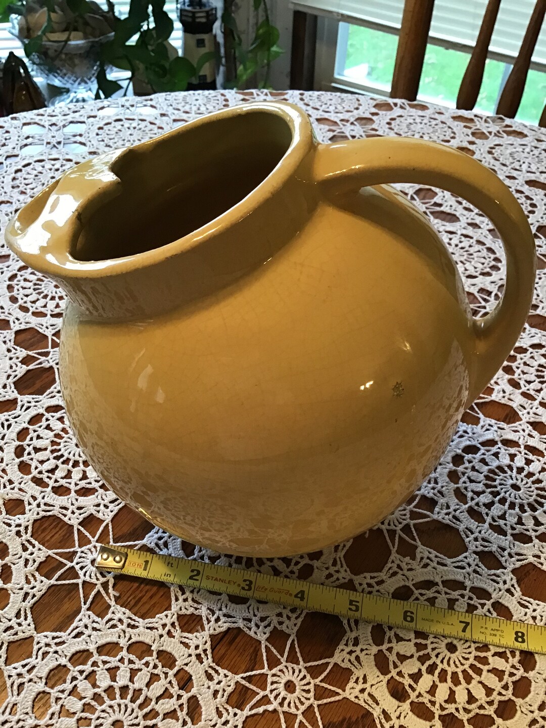 Vintage Water Pitcher - Etsy