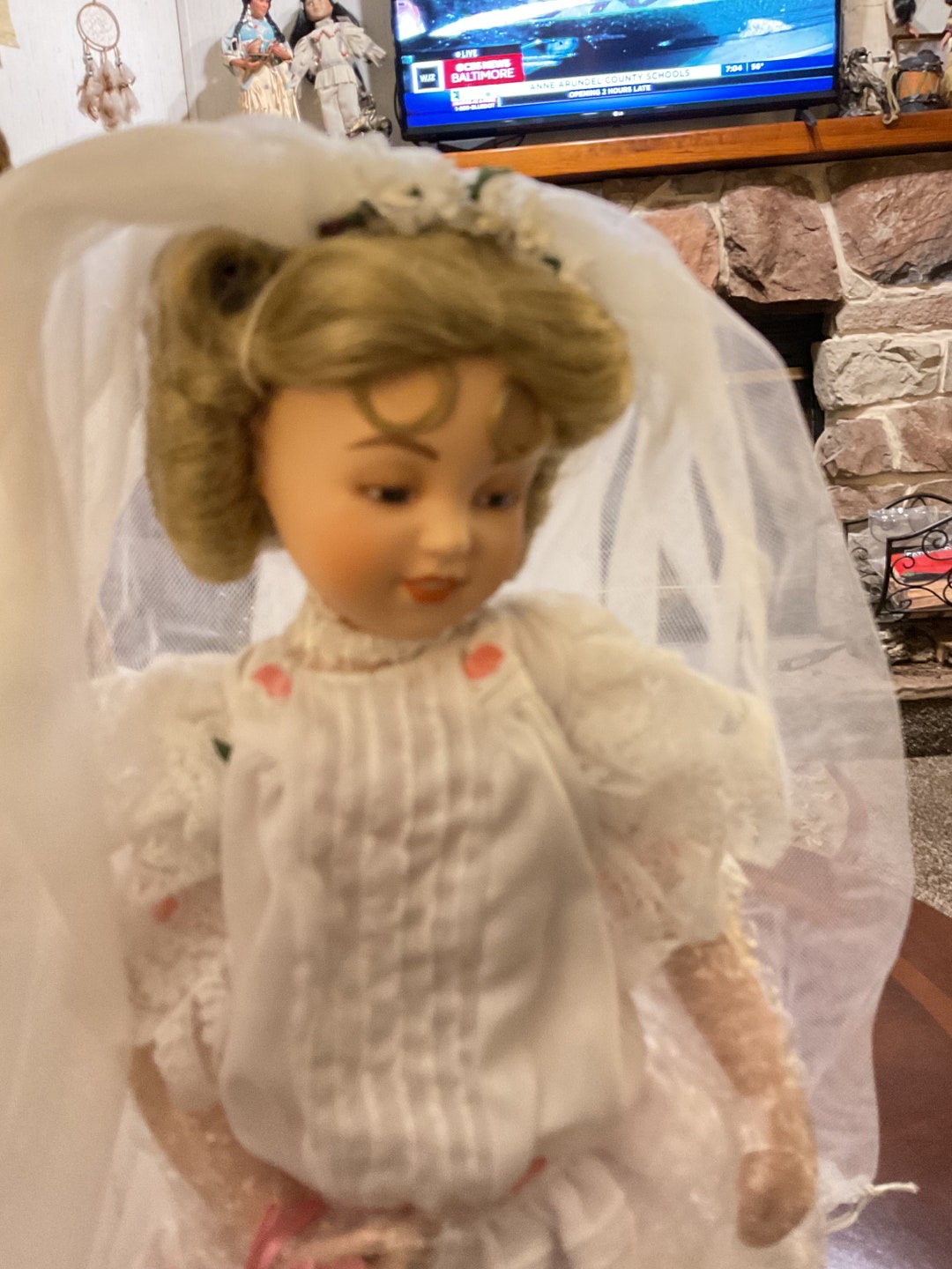 Porcelain Doll, Playing Bride - Etsy