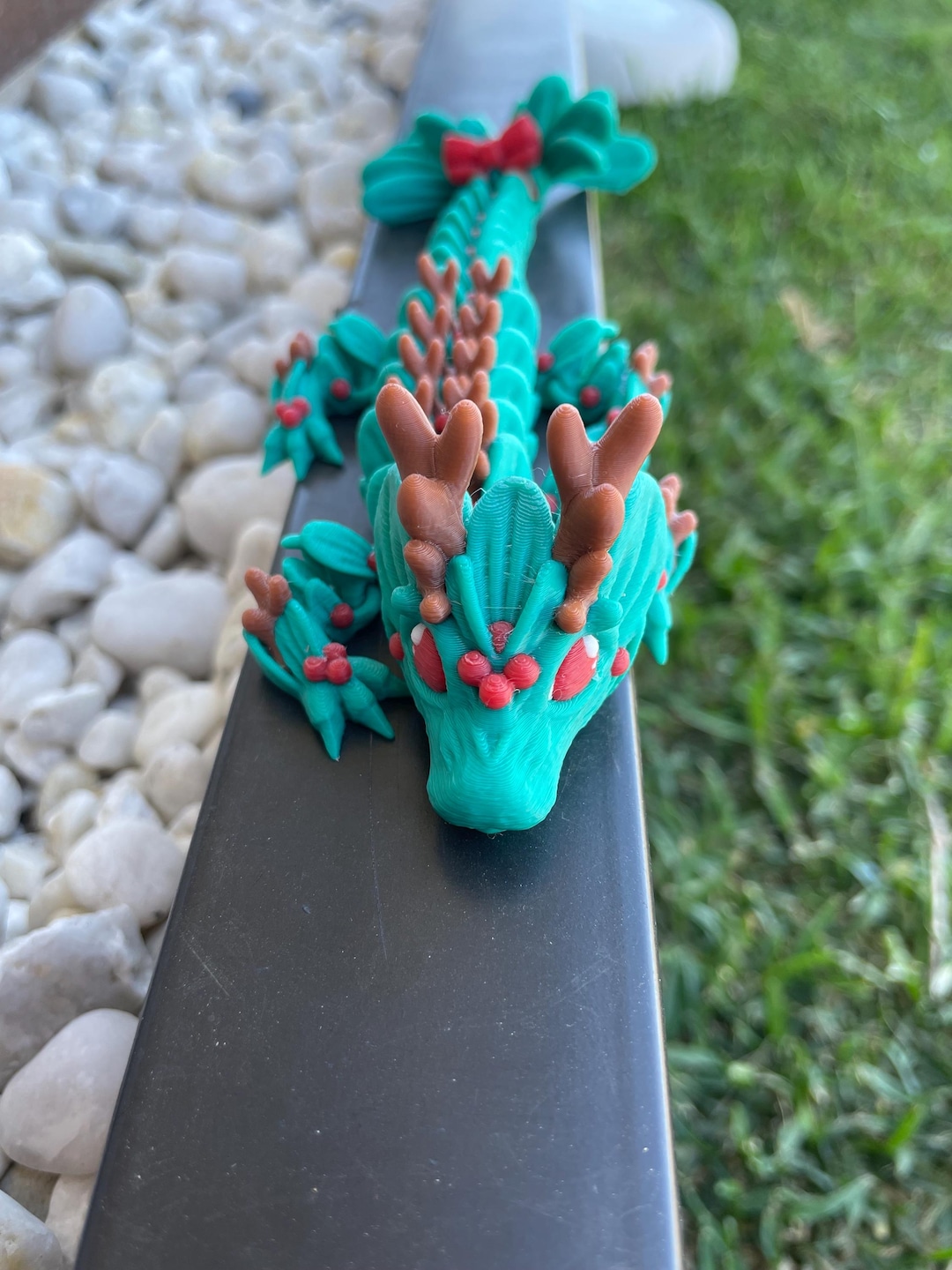 Baby Mistletoe Dragon 3D Printed Flexi - Etsy