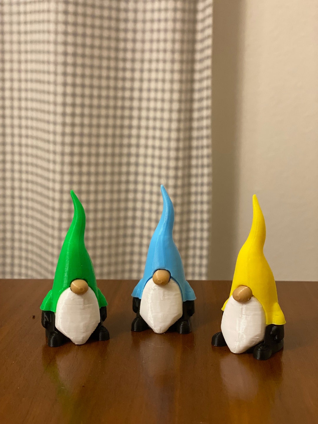 Trio of Gnomes (3D Printed, PLA) - Etsy