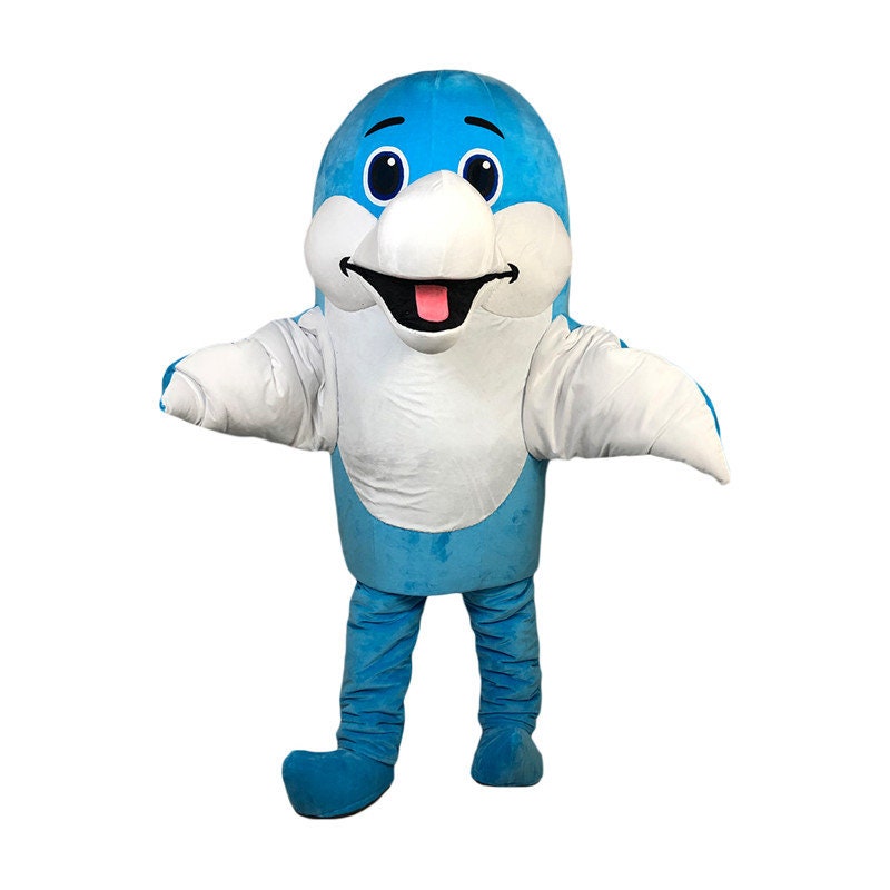Baby Blue Dolphin Carnival Costume for Adults, Party Costume, Mardi ...