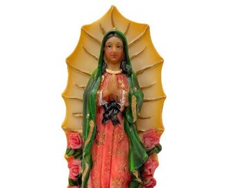 Our Lady of Guadalupe Pewter Statue - Etsy