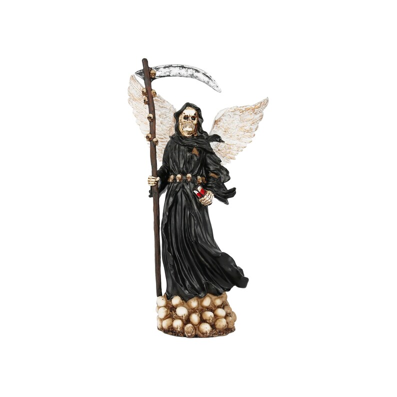 Holy Death With Scythe & Wings, Symbol of Protection and Healing 12 ...