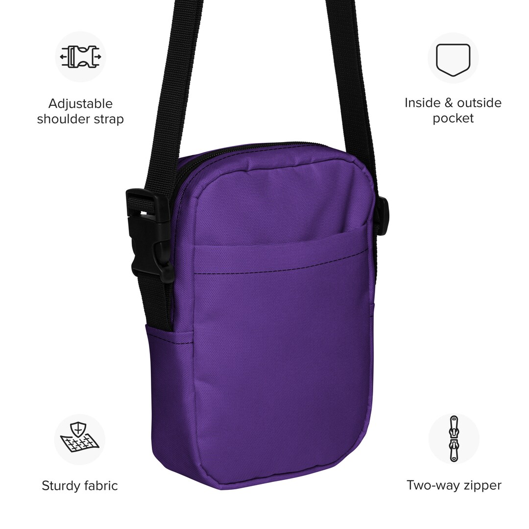 Purple Crossbody Bag - Etsy