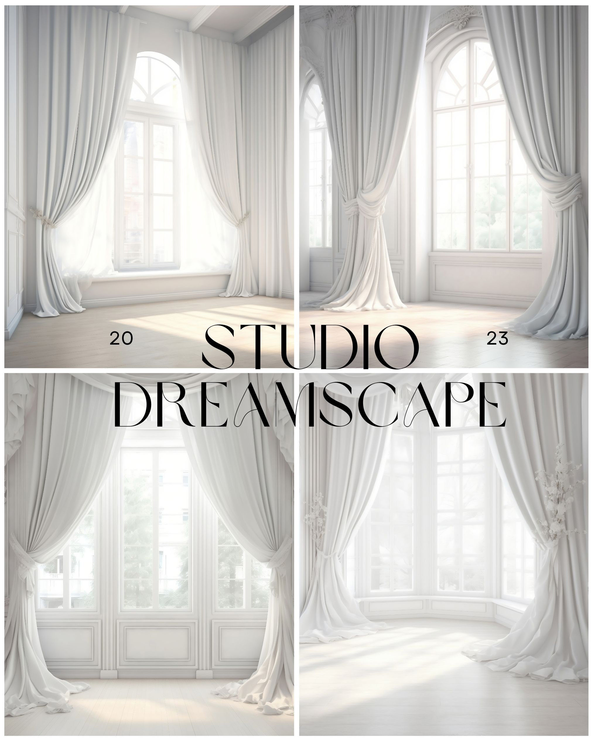 10 White Digital Backdrops Dreamy Bundle Wedding Engagement Maternity ...