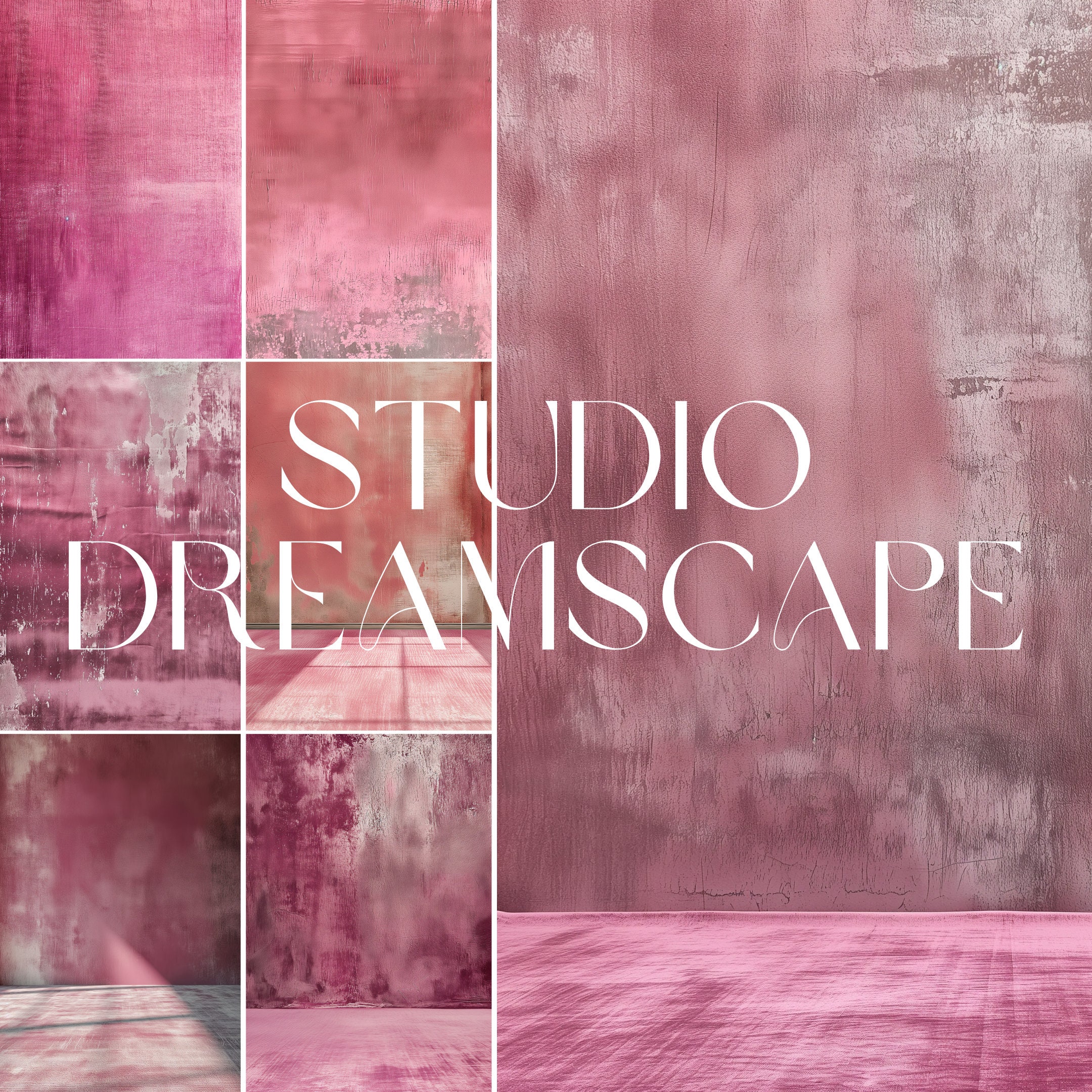 8 X Pink Velvet Digital Backdrop, Romantic, Photoshop Overlays, Social ...