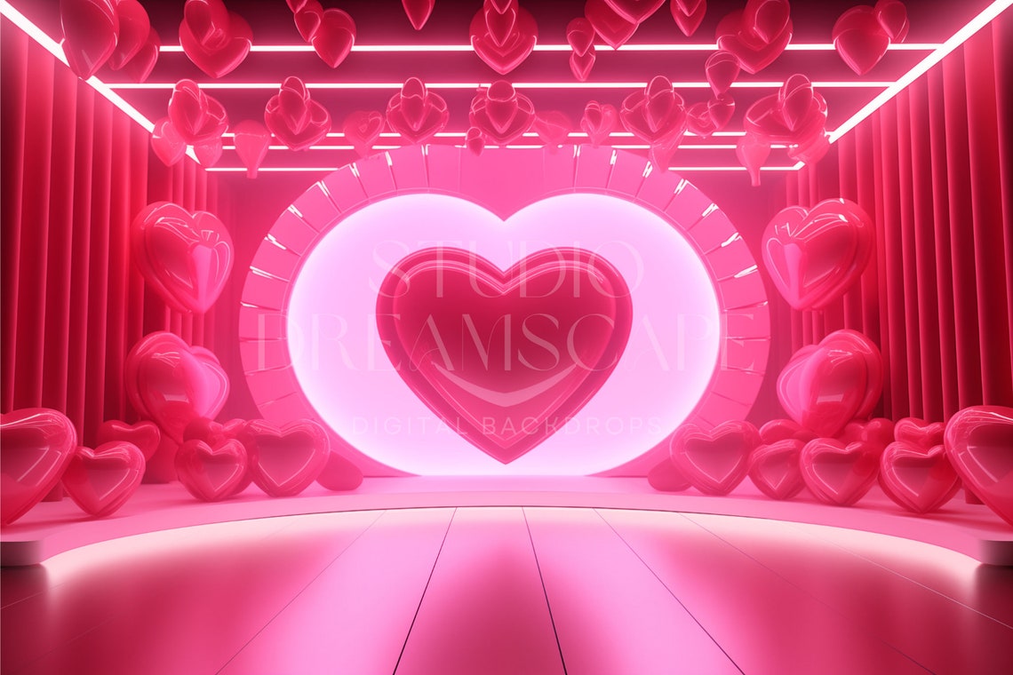 Love is Love 25 X Digital Backdrop Valentine's Background Wedding ...