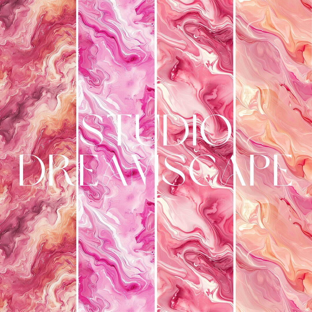8 Pink Digital Paper Marbling, Pink Digital Pattern, Pink Marble, Pink ...