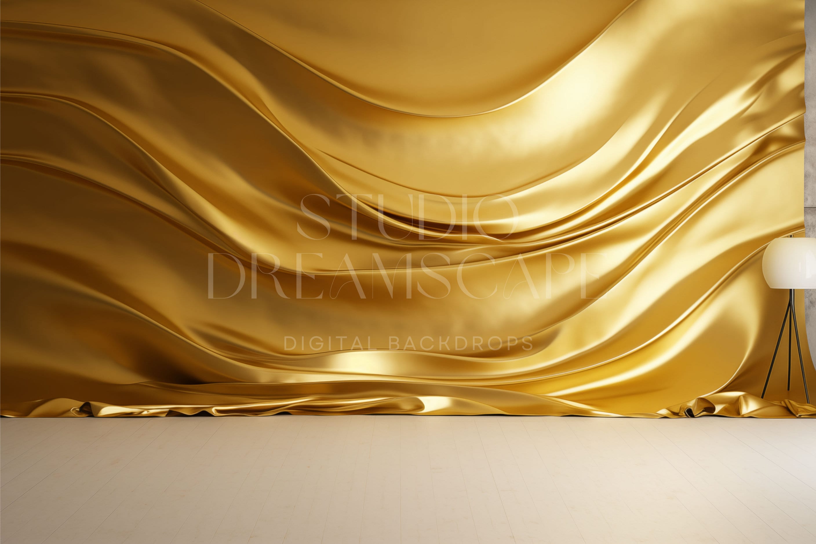 10 Gold Digital Backdrops | Gold Curtain Backdrop | Fashion Digital ...