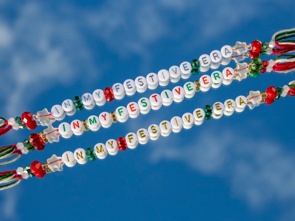 Holiday Friendship Bracelets | Christmas Tree Farm, in My Festive Era ...