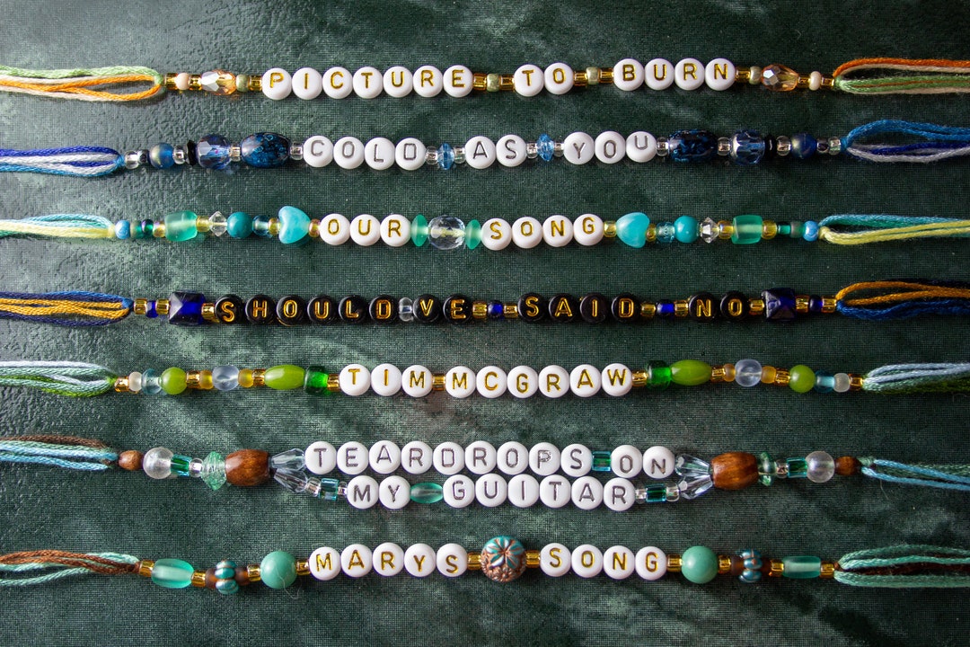 Debut Song Bracelets Music Themed Friendship Bracelets, Tour Discount ...