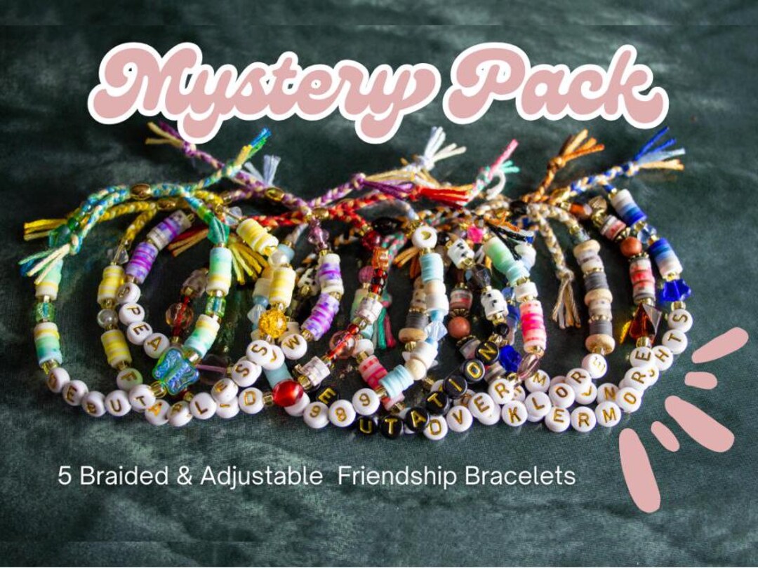 Friendship Bracelet Mystery Bundles | Swiftie Themed | 5-pack - Etsy
