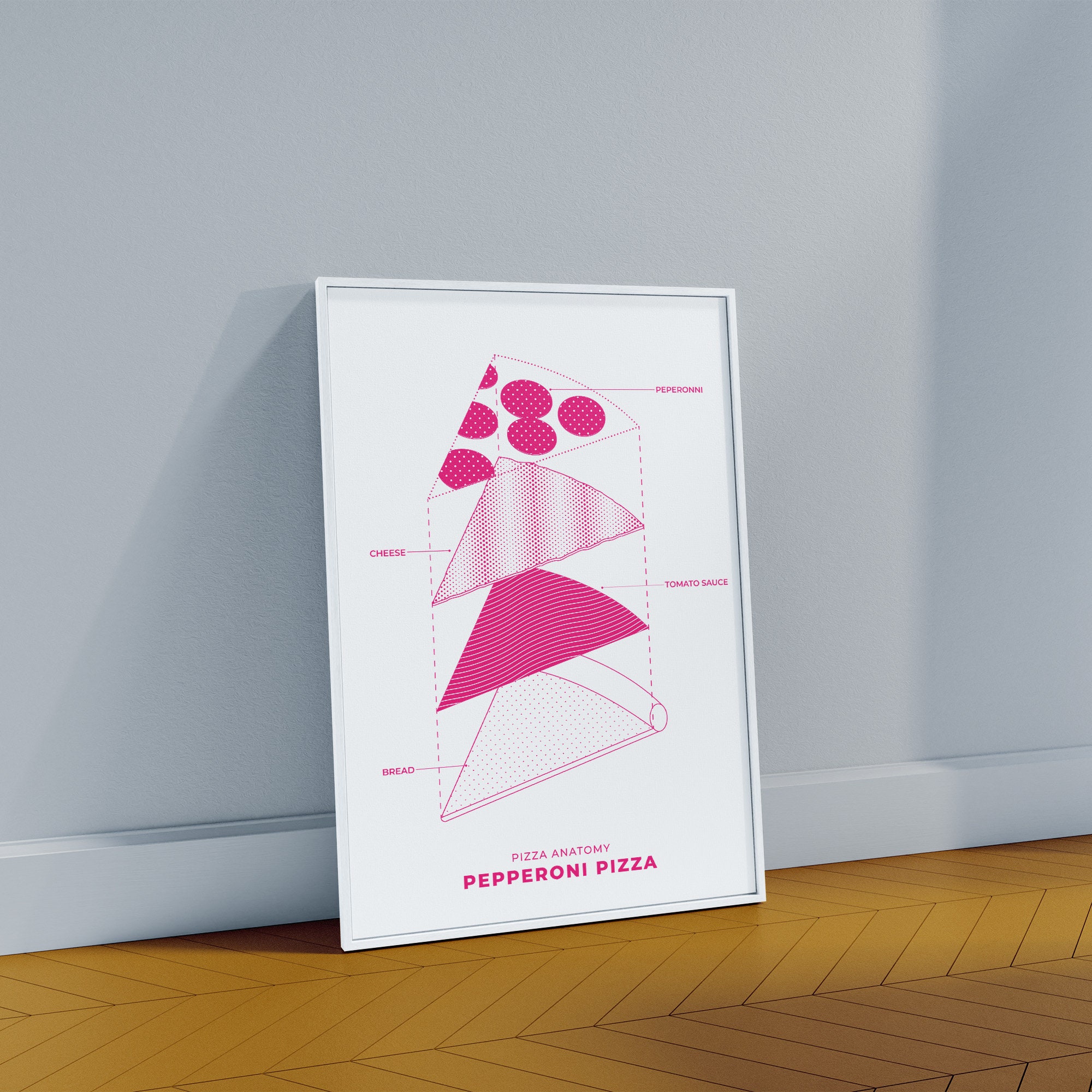 Wall Decor Pizza Digital Print Art Pizza Lover Gift - Etsy