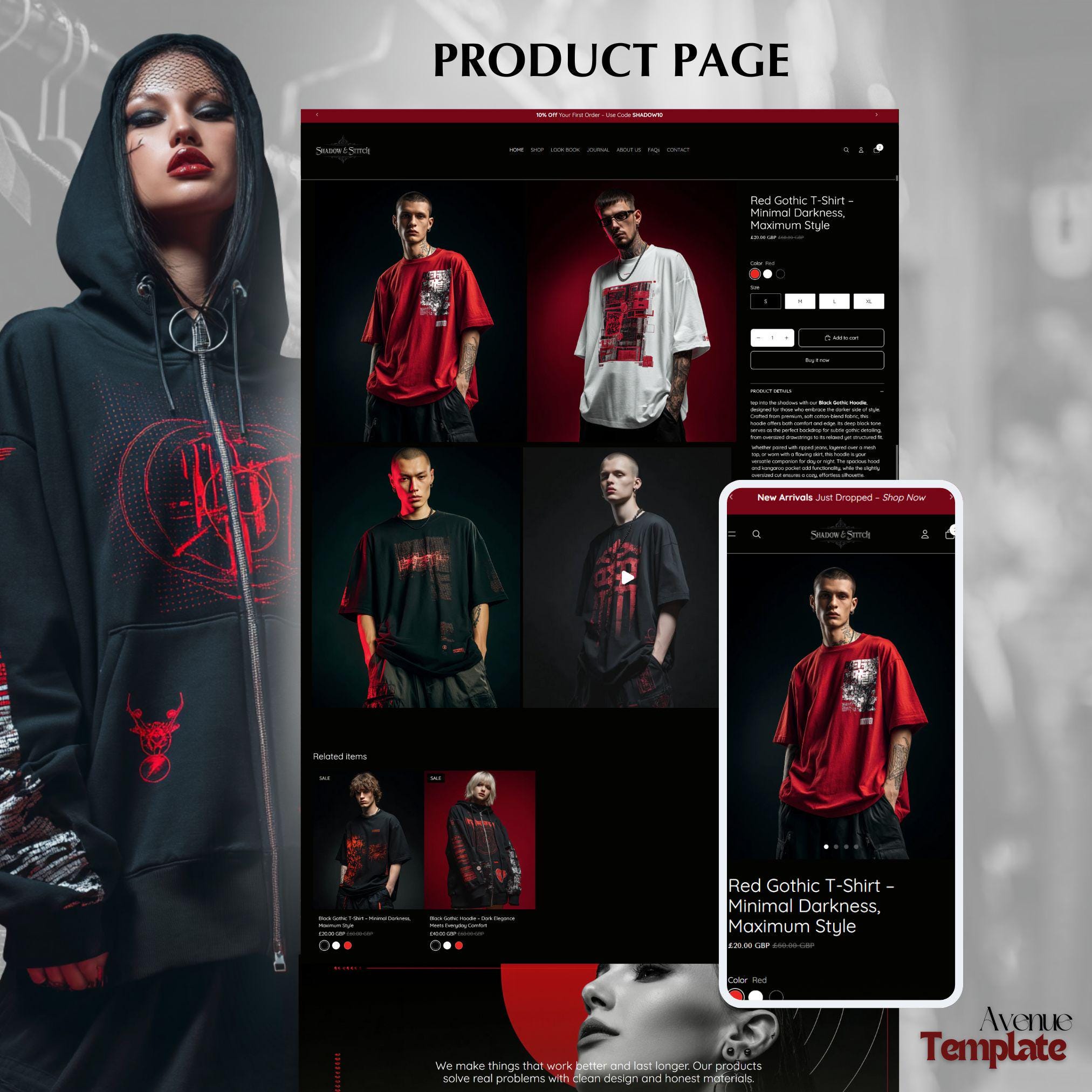 Dark Shopify Theme, Halloween Shopify Theme, Gothic Shopify Theme ...