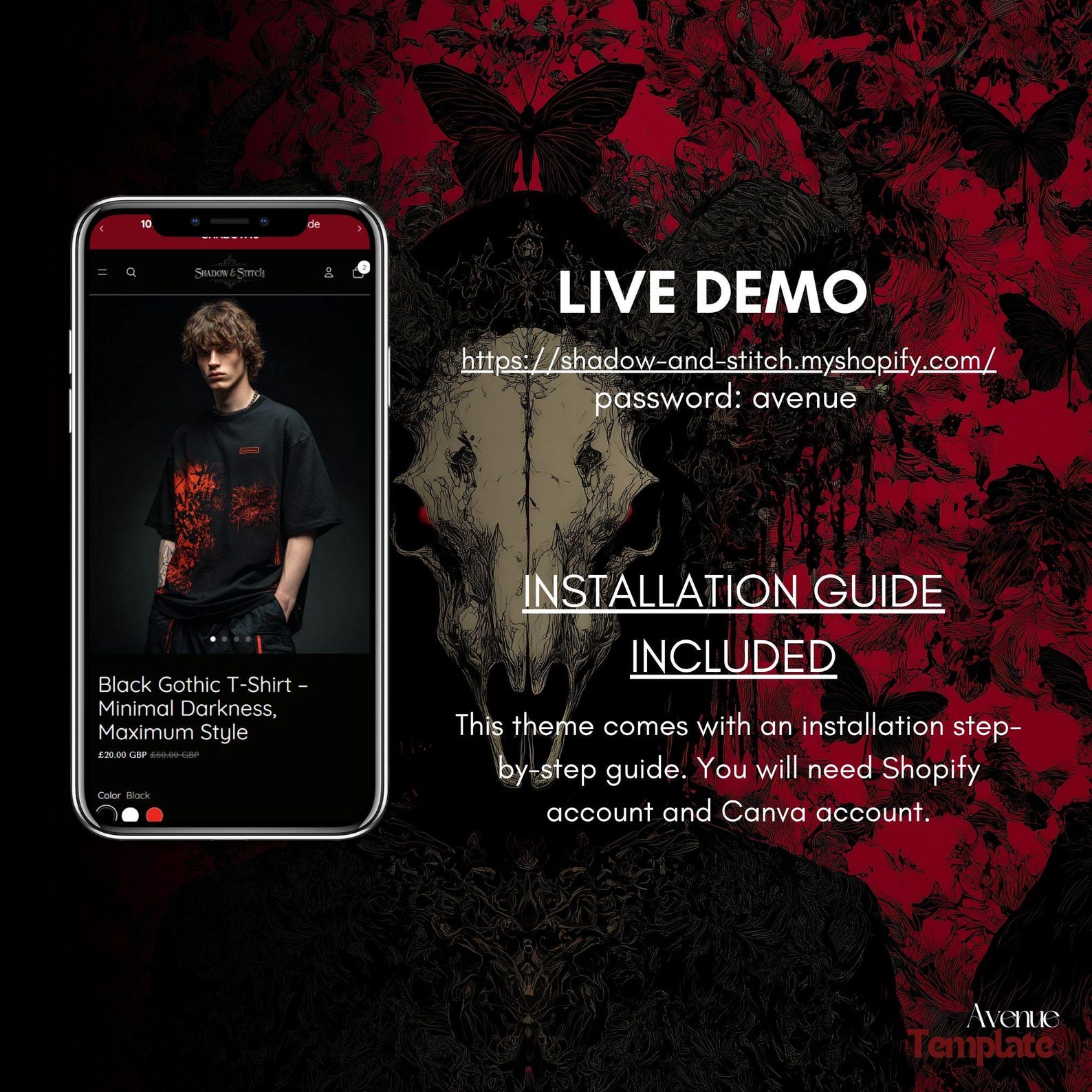 Dark Shopify Theme, Halloween Shopify Theme, Gothic Shopify Theme ...
