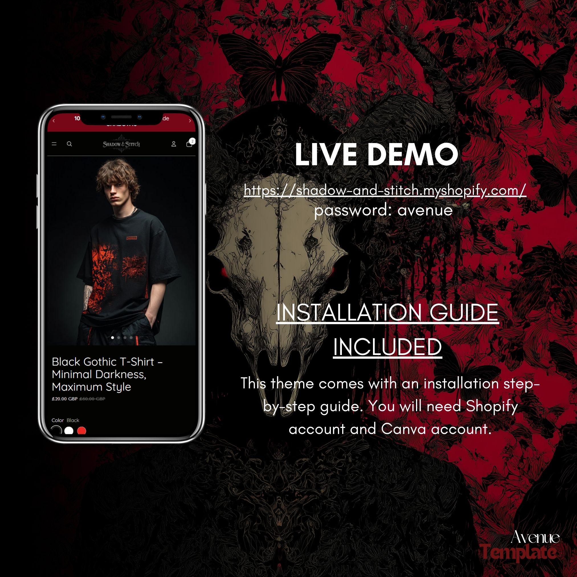 Dark Shopify Theme, Halloween Shopify Theme, Gothic Shopify Theme ...