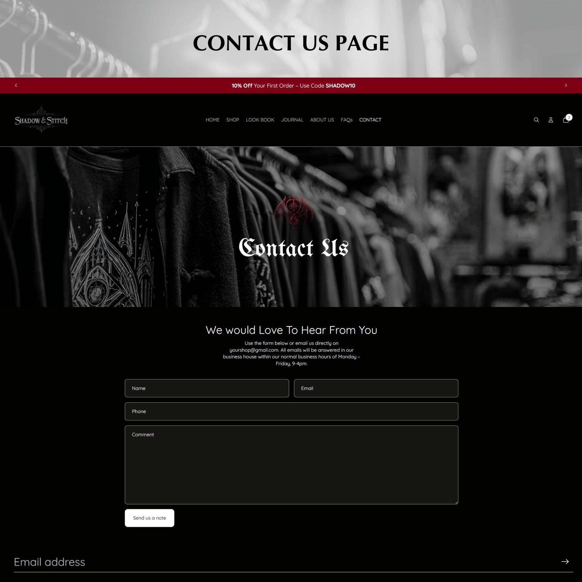 Dark Shopify Theme, Halloween Shopify Theme, Gothic Shopify Theme ...