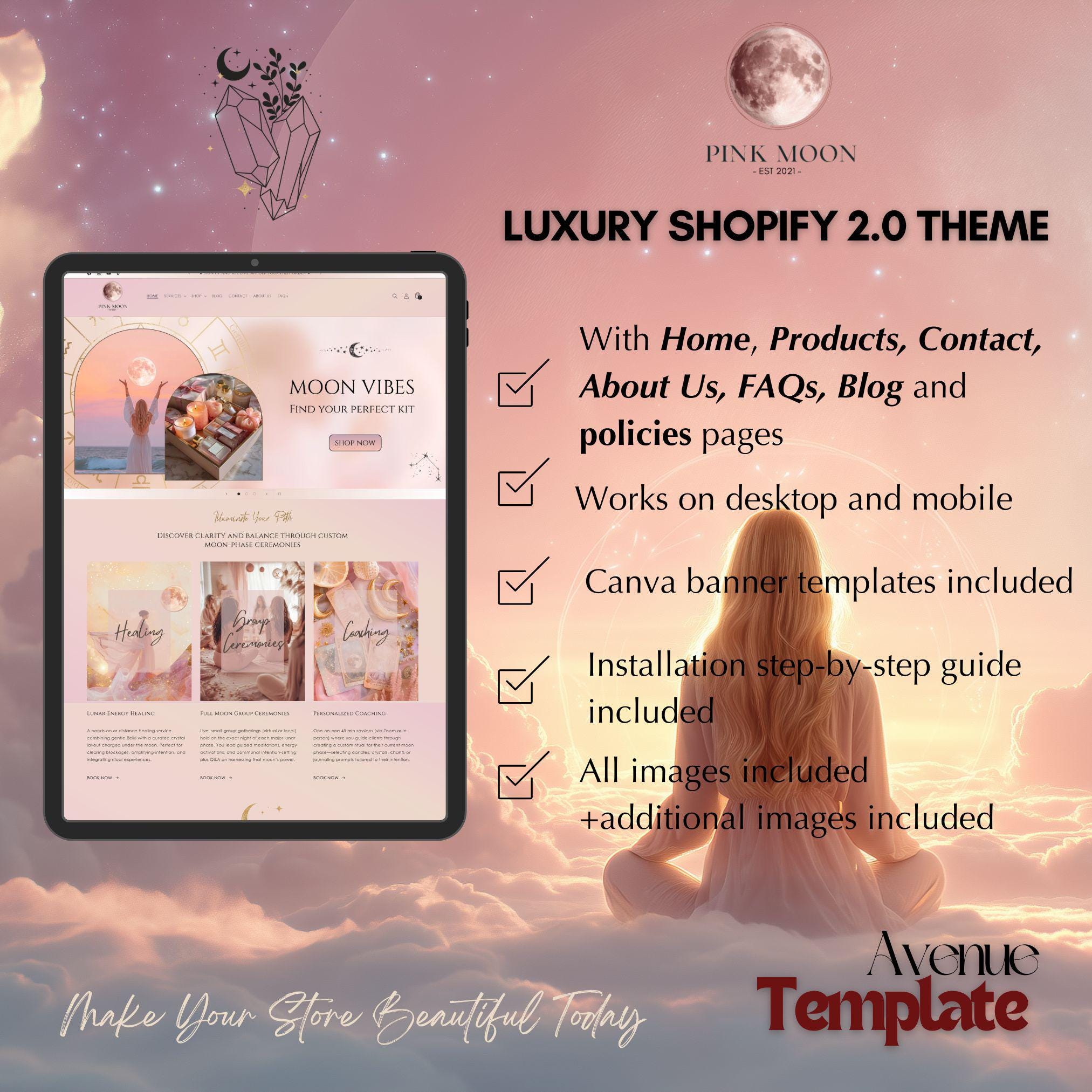 Celestial Shopify Theme, Numerology Shopify, Tarot Shopify Theme ...