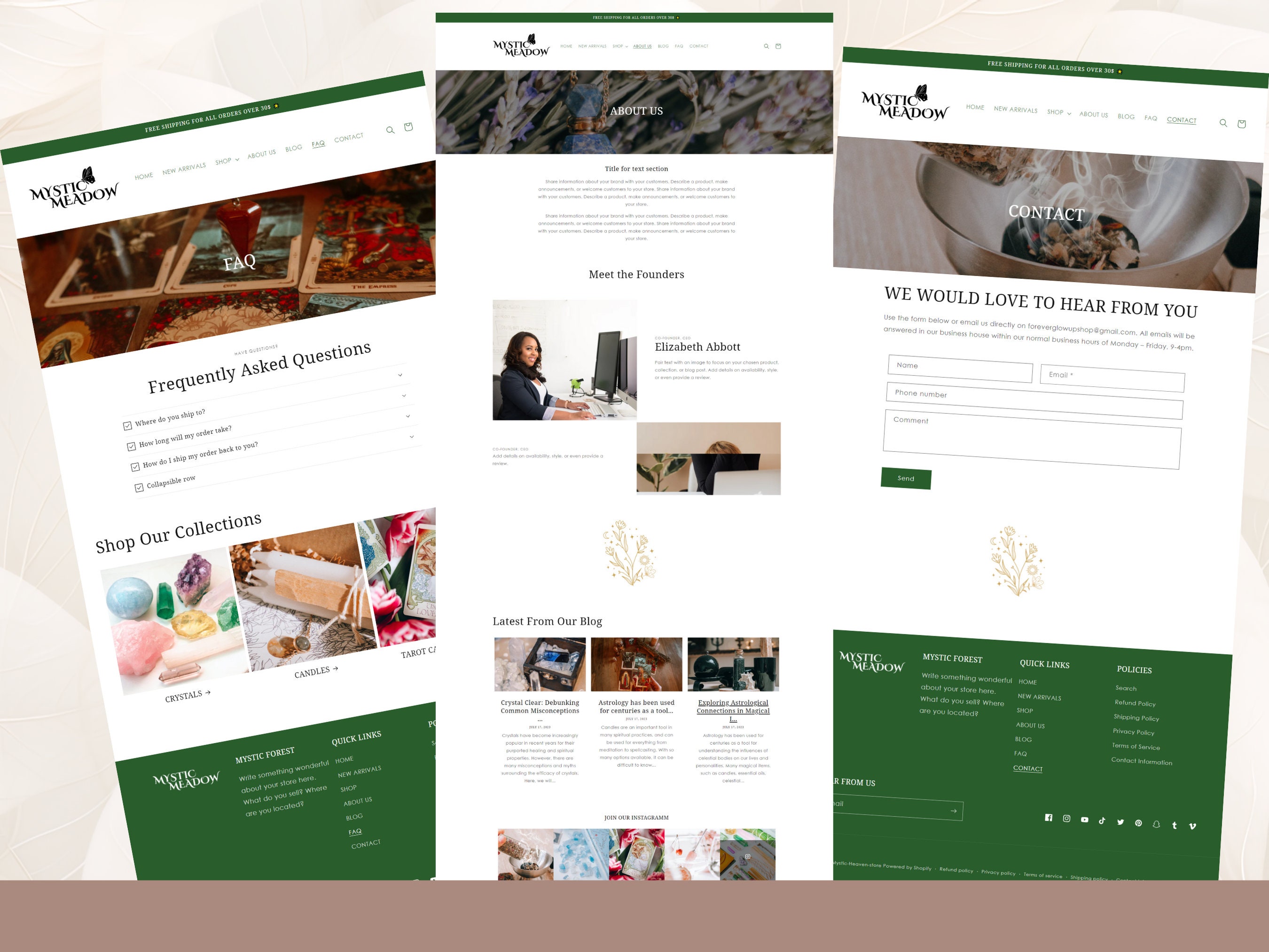 Witchy Shopify Theme, Celestial Shopify Theme, Magic Canva Banner ...