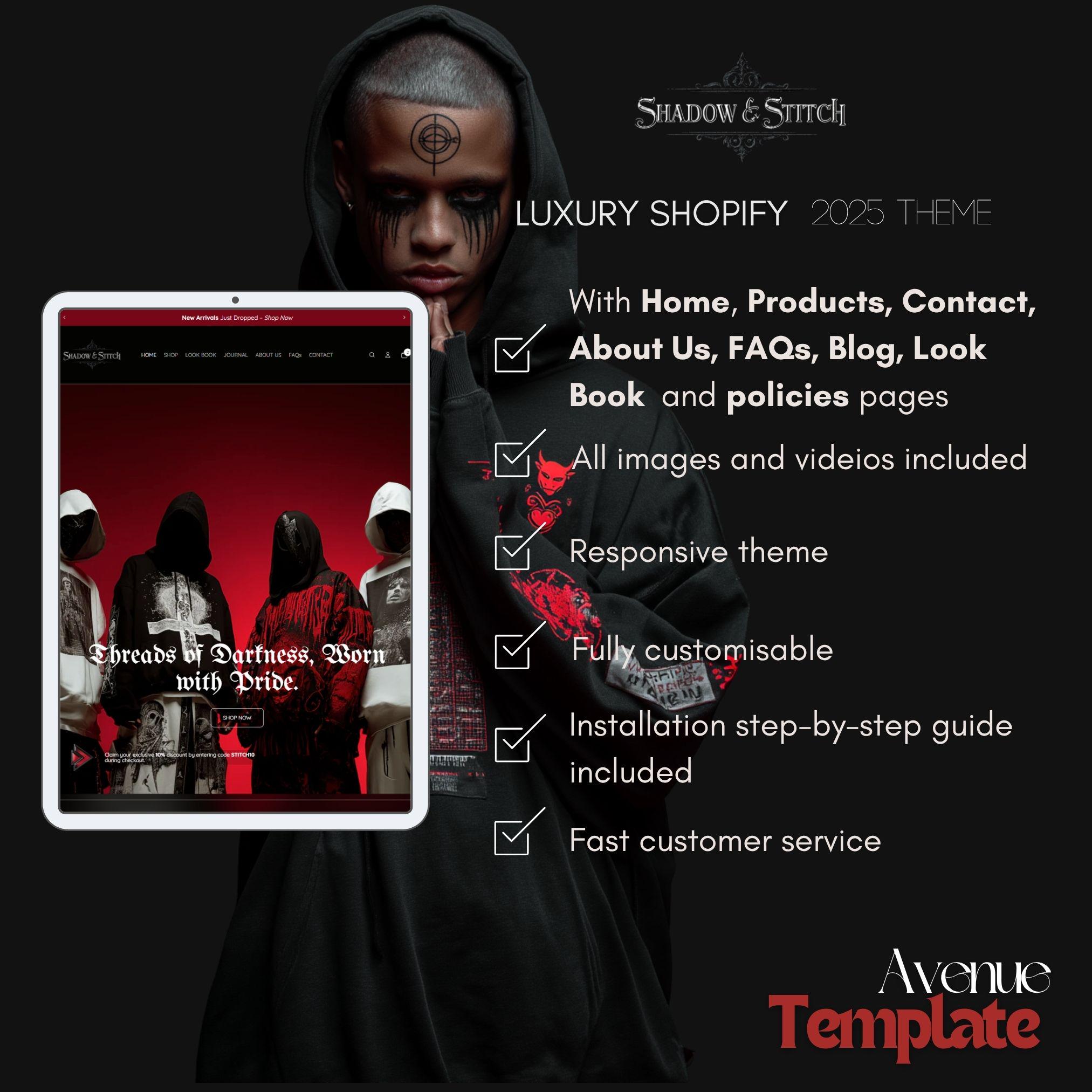 Dark Shopify Theme, Halloween Shopify Theme, Gothic Shopify Theme ...