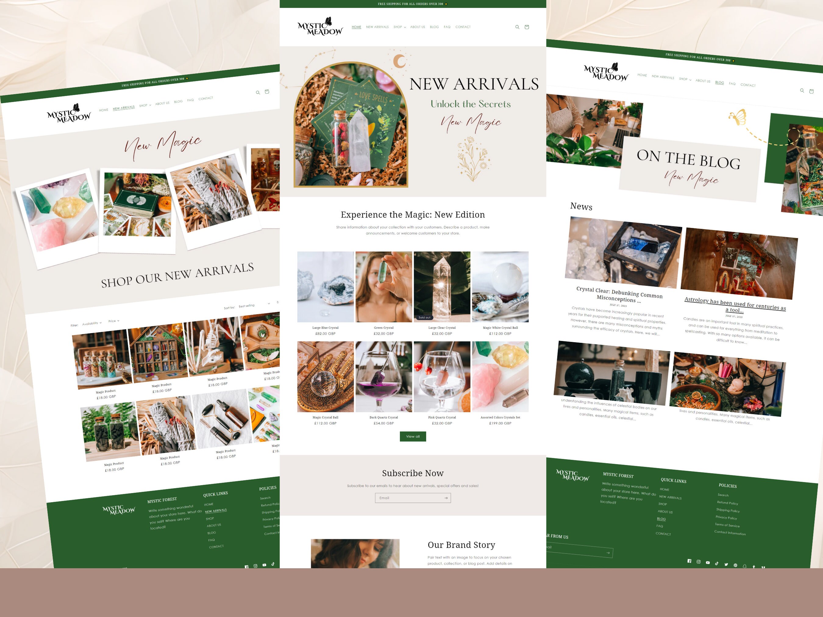 Witchy Shopify Theme, Celestial Shopify Theme, Magic Canva Banner ...