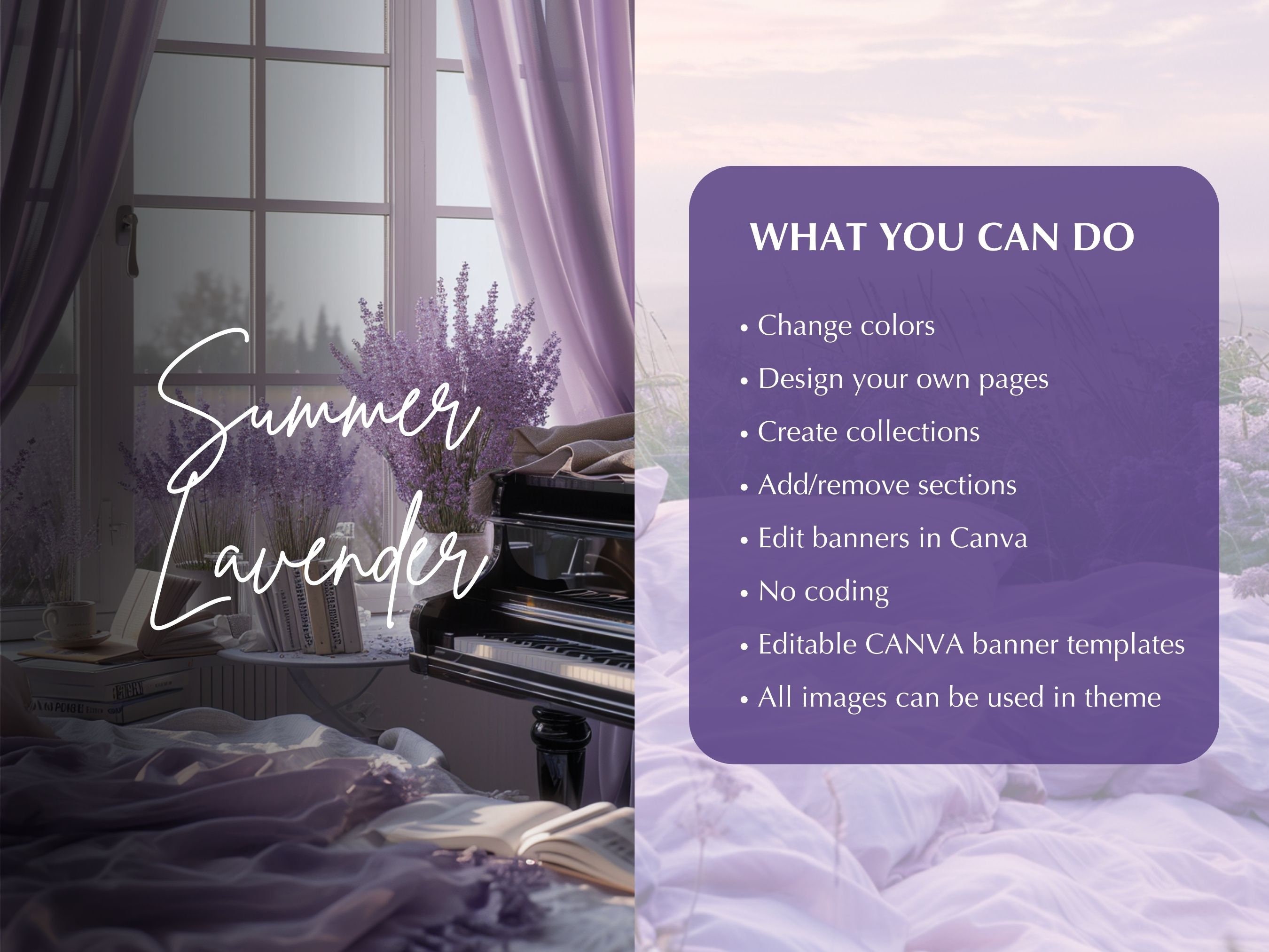 Candle Shopify Theme, Gradient Lavender Shopify Website, Dropshipping ...