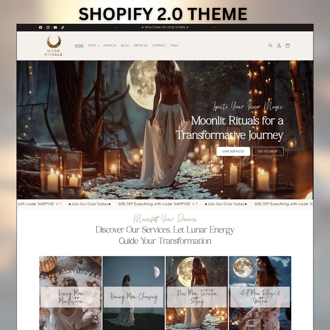 Celestial Shopify Theme, Magic Shopify Theme, Numerology Shopify, Tarot ...