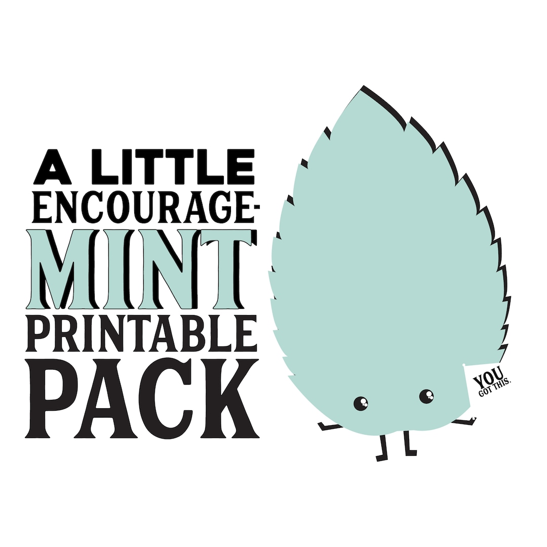 Missionary Box- A Little Encourage-mint Printable Pack - Etsy