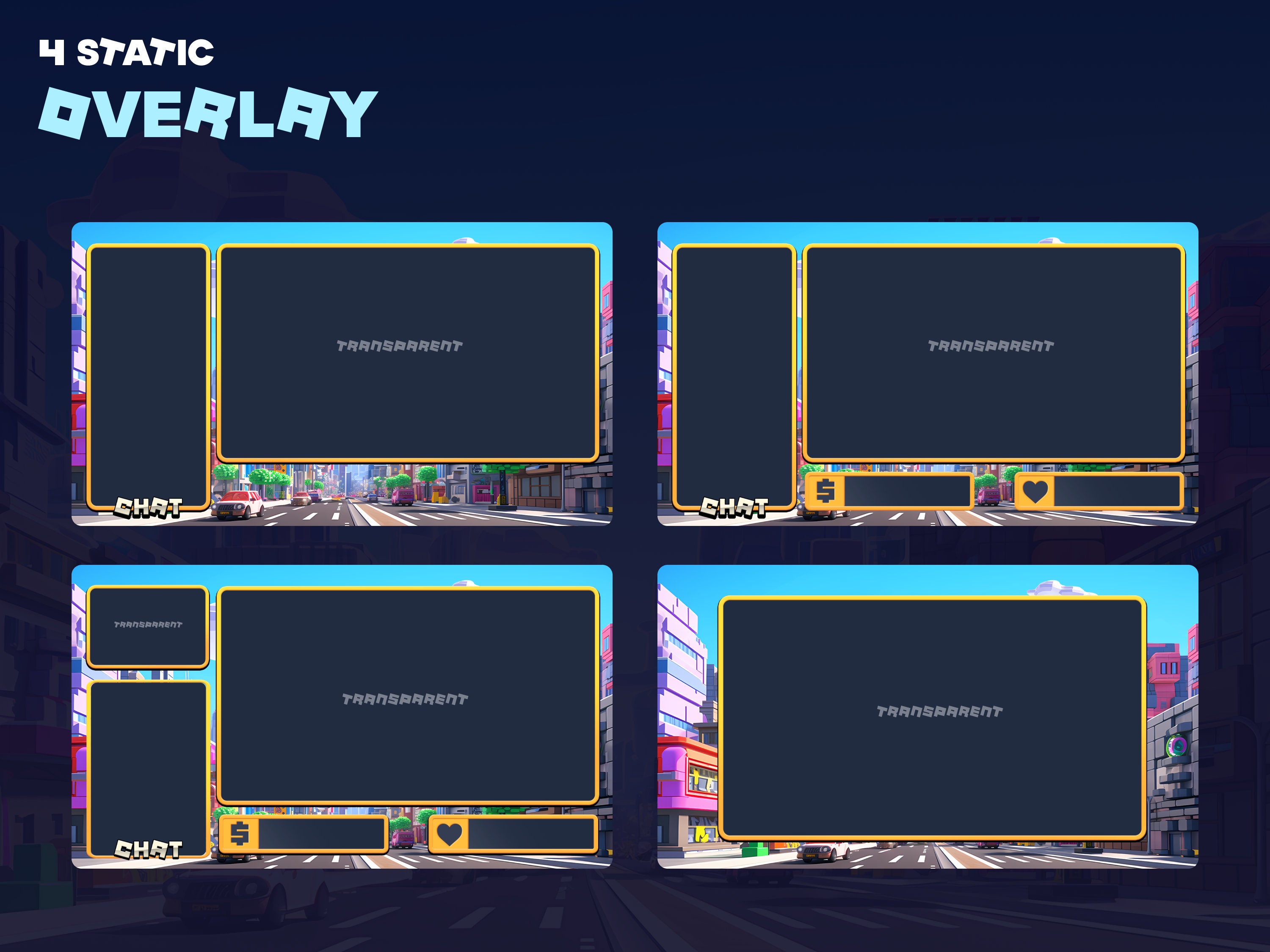 ROBLOX Animated Stream Package Stream Overlay Twitch Roblox Noob ...