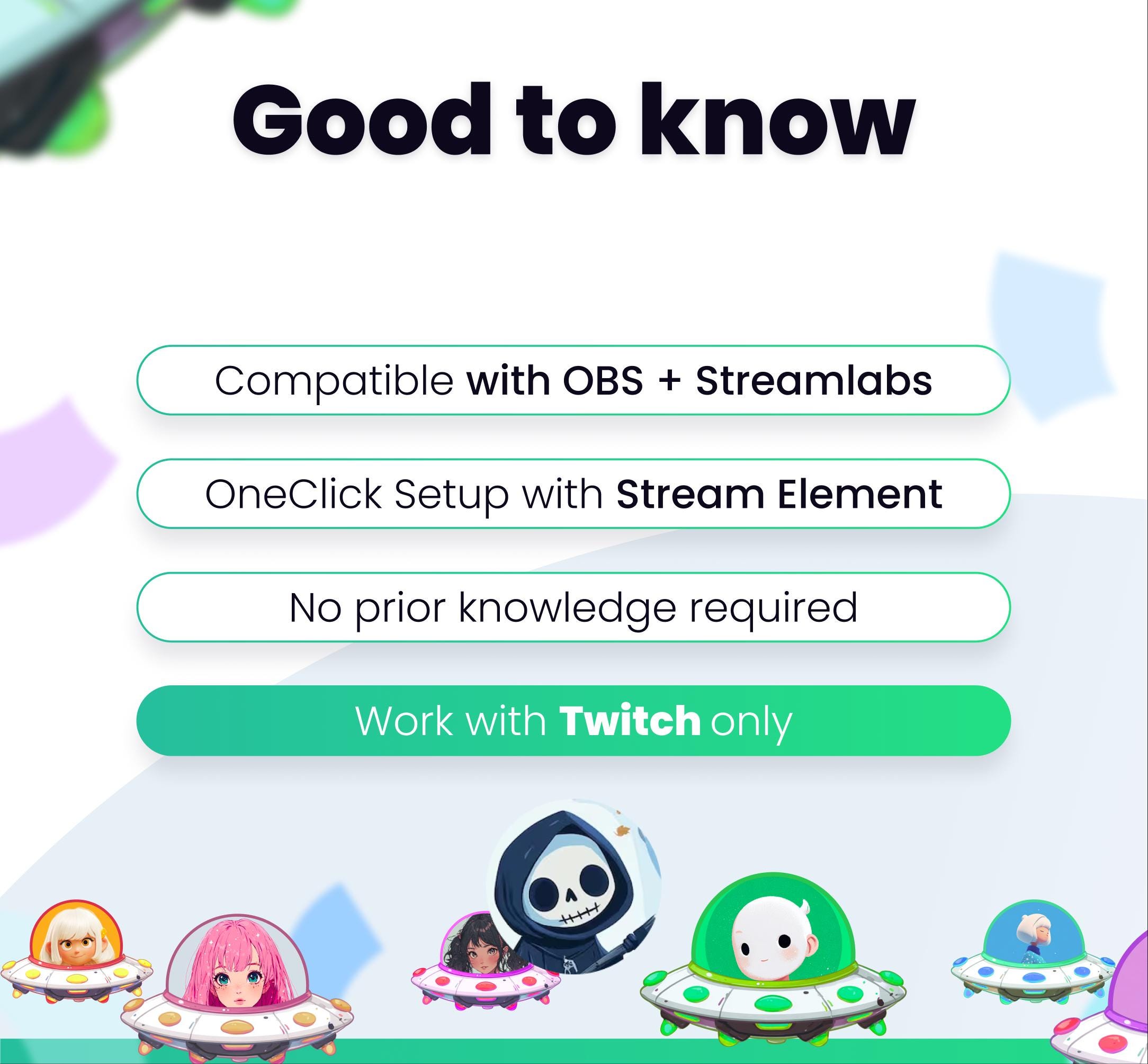 Spaceships Swarm Stream Widget for Twitch // Chat Commands, Channel ...