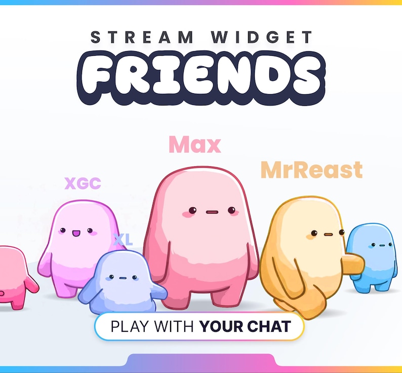 STREAM WIDGET - Friends - Streamelement Widget - Work With Twitch and ...