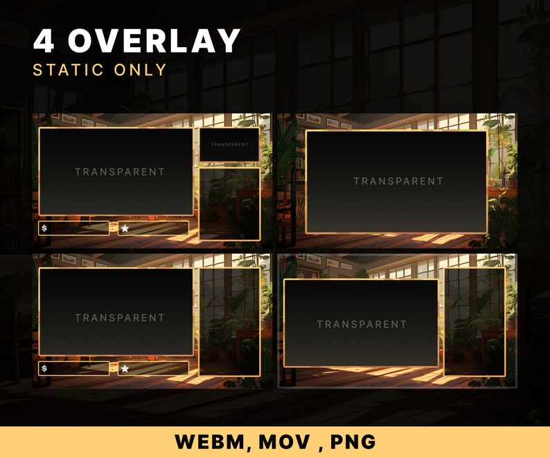 NATURE Low-fi Stream Overlay Animated Overlays, Screens, Panels ...