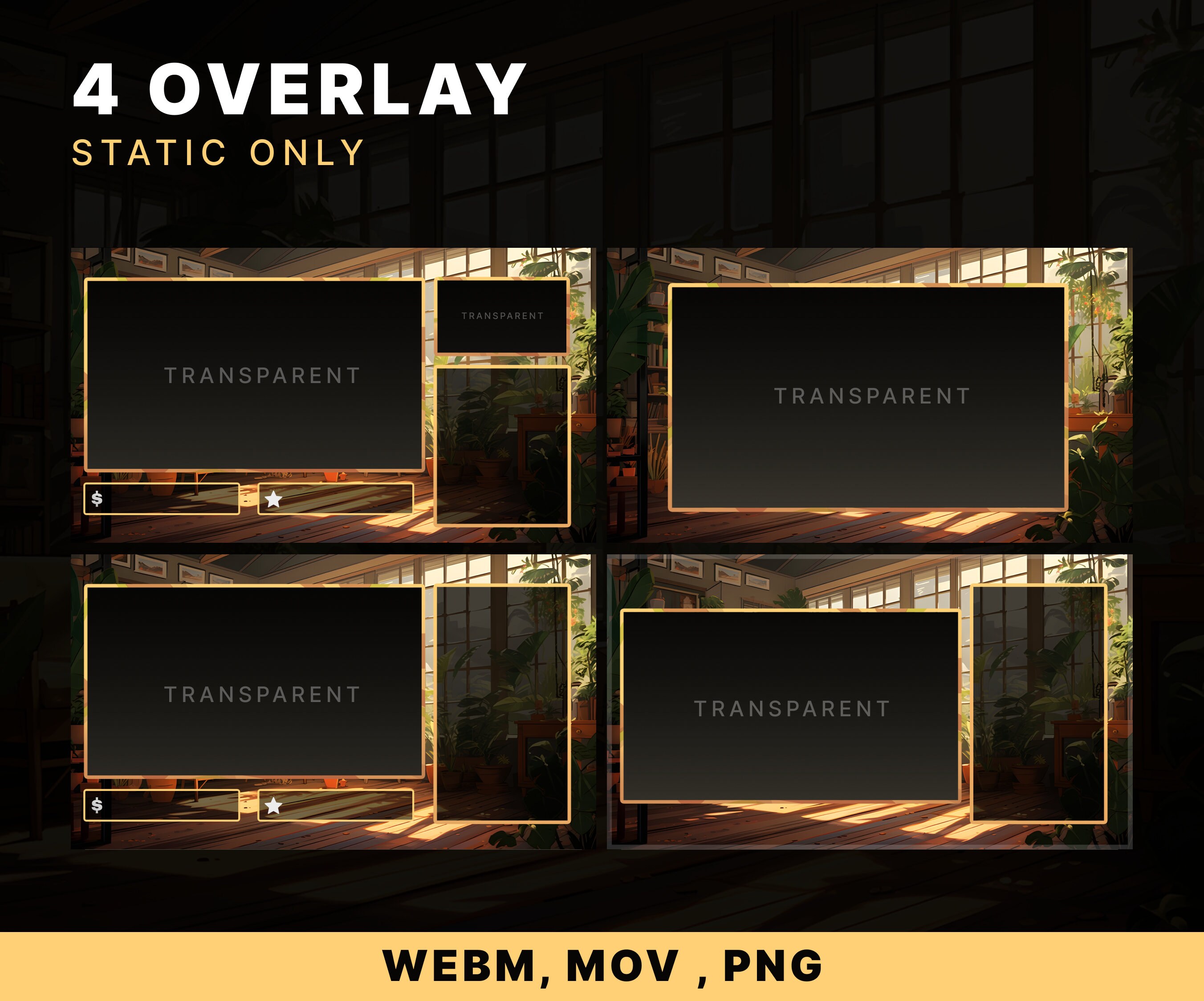 NATURE Low-fi Stream Overlay Animated Overlays, Screens, Panels ...