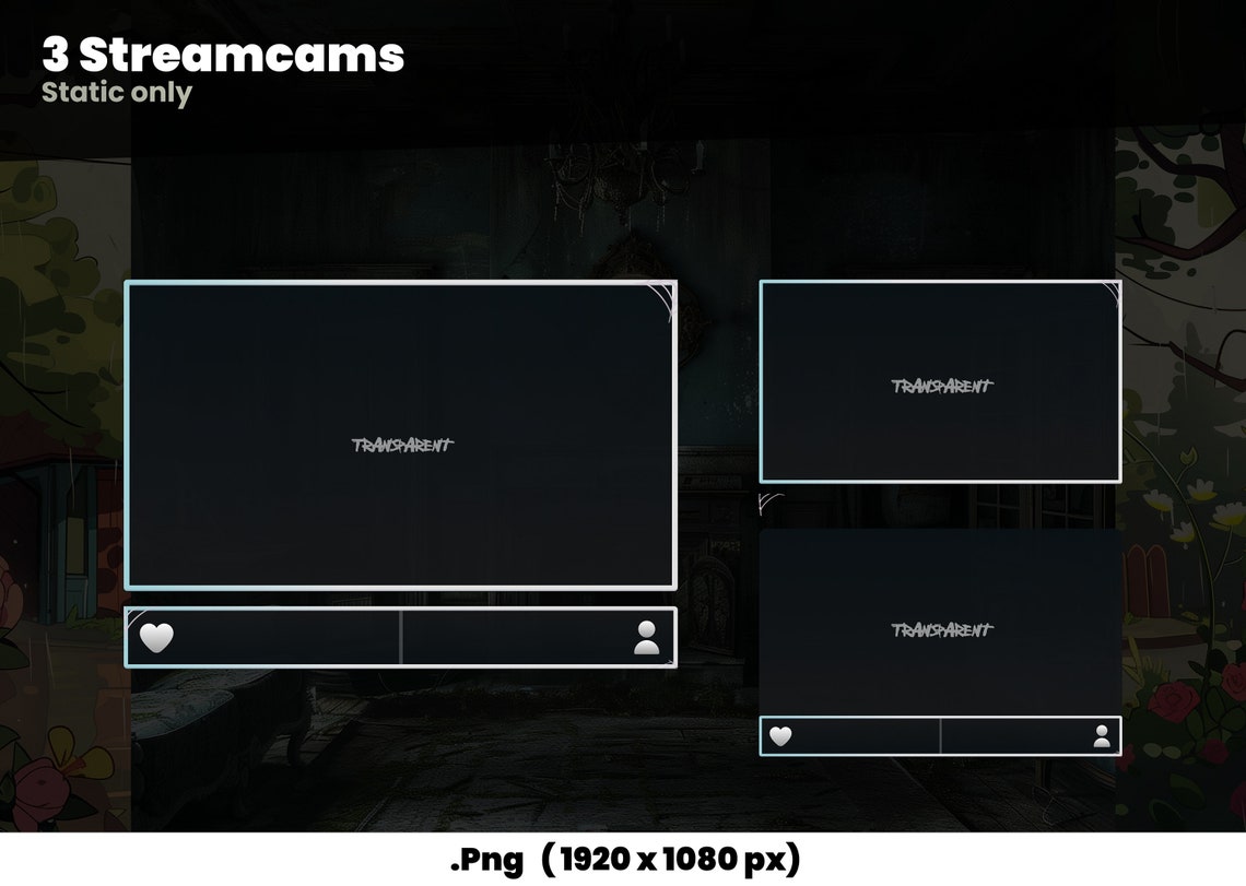 Horror House Stream Overlay Package – Animated Spooky Twitch Screens - Etsy