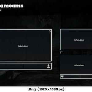 Horror Animated Stream Overlay - Twitch Spooky Stream Package - Dark ...
