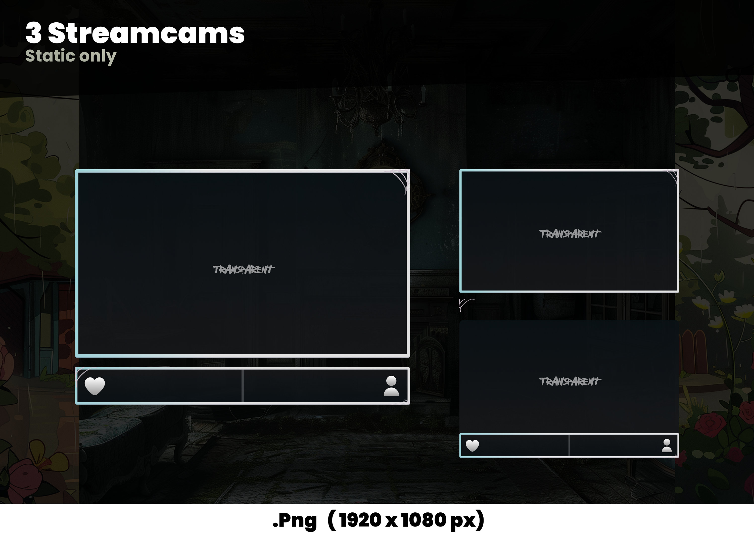 Horror House Stream Overlay Package – Animated Spooky Twitch Screens - Etsy