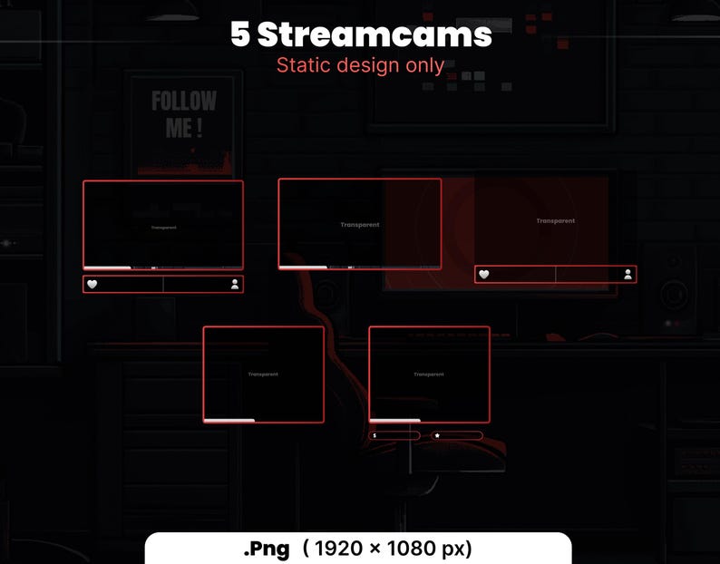 Red Hacker Stream Package - 1920x1080px - Animated - Black and Red ...