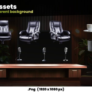 VTUBER TALK SHOW - Vtuber Background - Twitch Stream Assets - Pngtuber ...