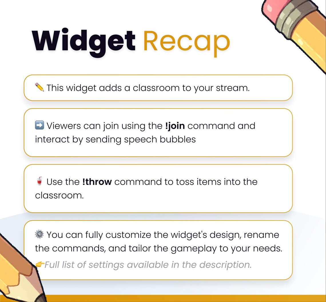WIDGET DO STREAM CLASSROOM - Widget interativo para Twitch e Kick ...