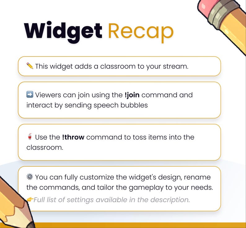 WIDGET DO STREAM CLASSROOM - Widget interativo para Twitch e Kick ...