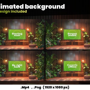 VTUBER TALK SHOW - Vtuber Background - Twitch Stream Assets - Pngtuber ...